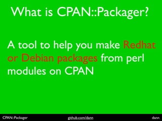 CPAN Packager | PPT