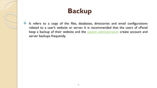 cPanel: Information about Useful Terms | PPT