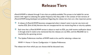 cPanel & WHM’s Product Versions and Their Release Process | PPT