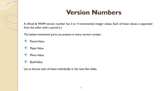 cPanel & WHM’s Product Versions and Their Release Process | PPT