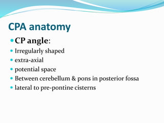 Cerebellopontine Angle Anatomy Ppt