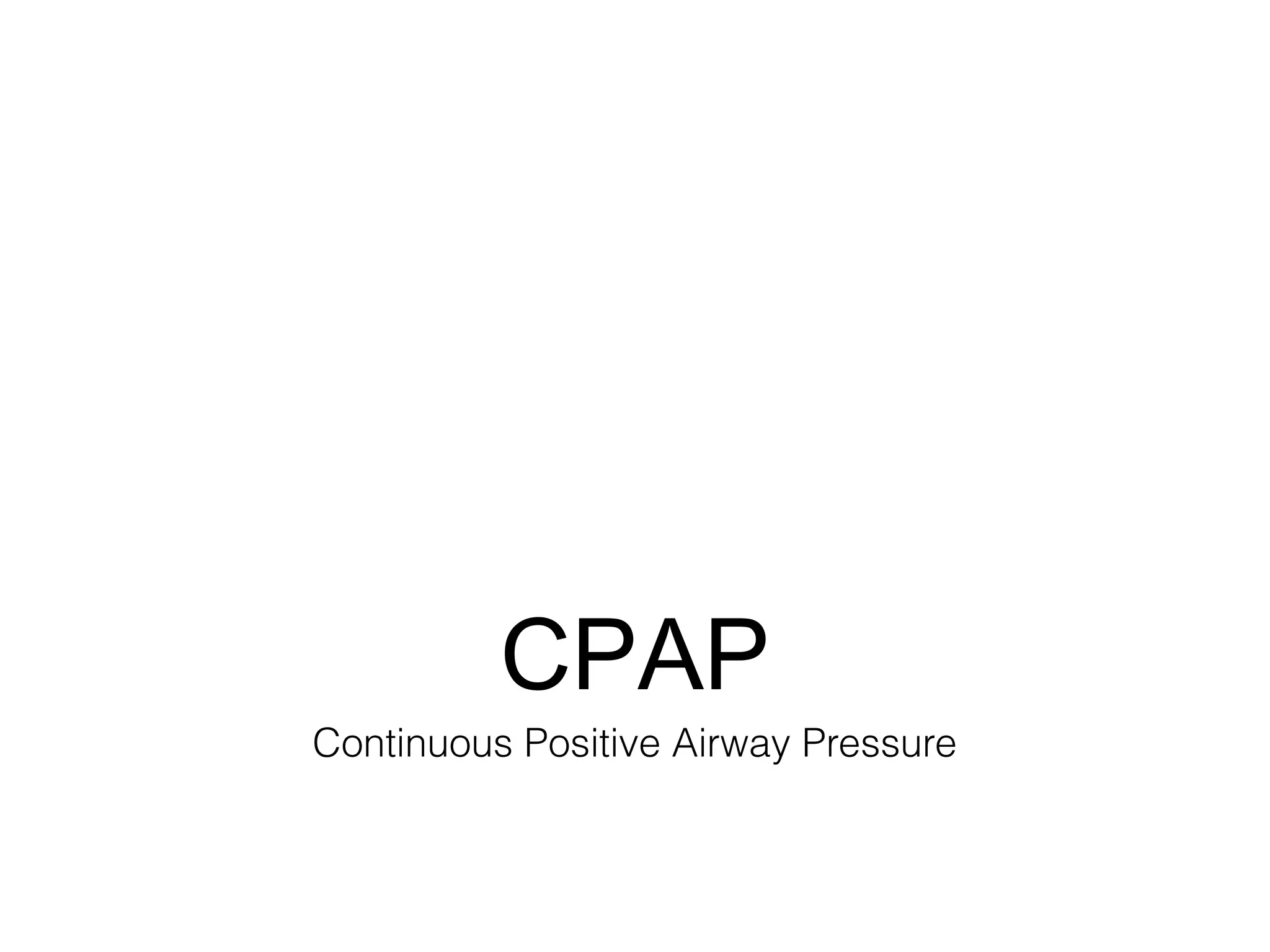 Cpap | PPT