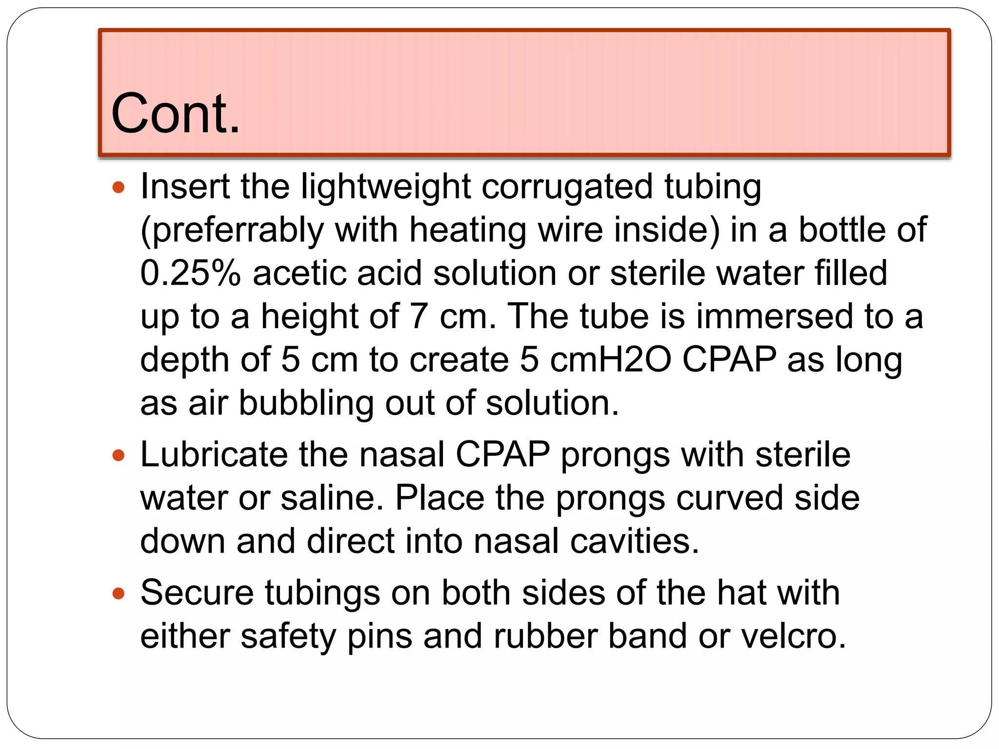 BUBBLE CPAP: NEW BORN | PPTX
