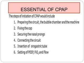 BUBBLE CPAP: NEW BORN | PPTX