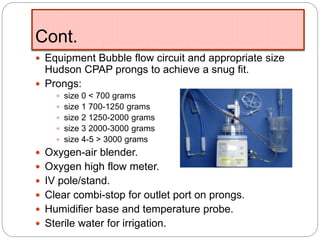 BUBBLE CPAP: NEW BORN | PPTX