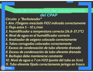 Cuidados de enfermería del CPAP | PDF