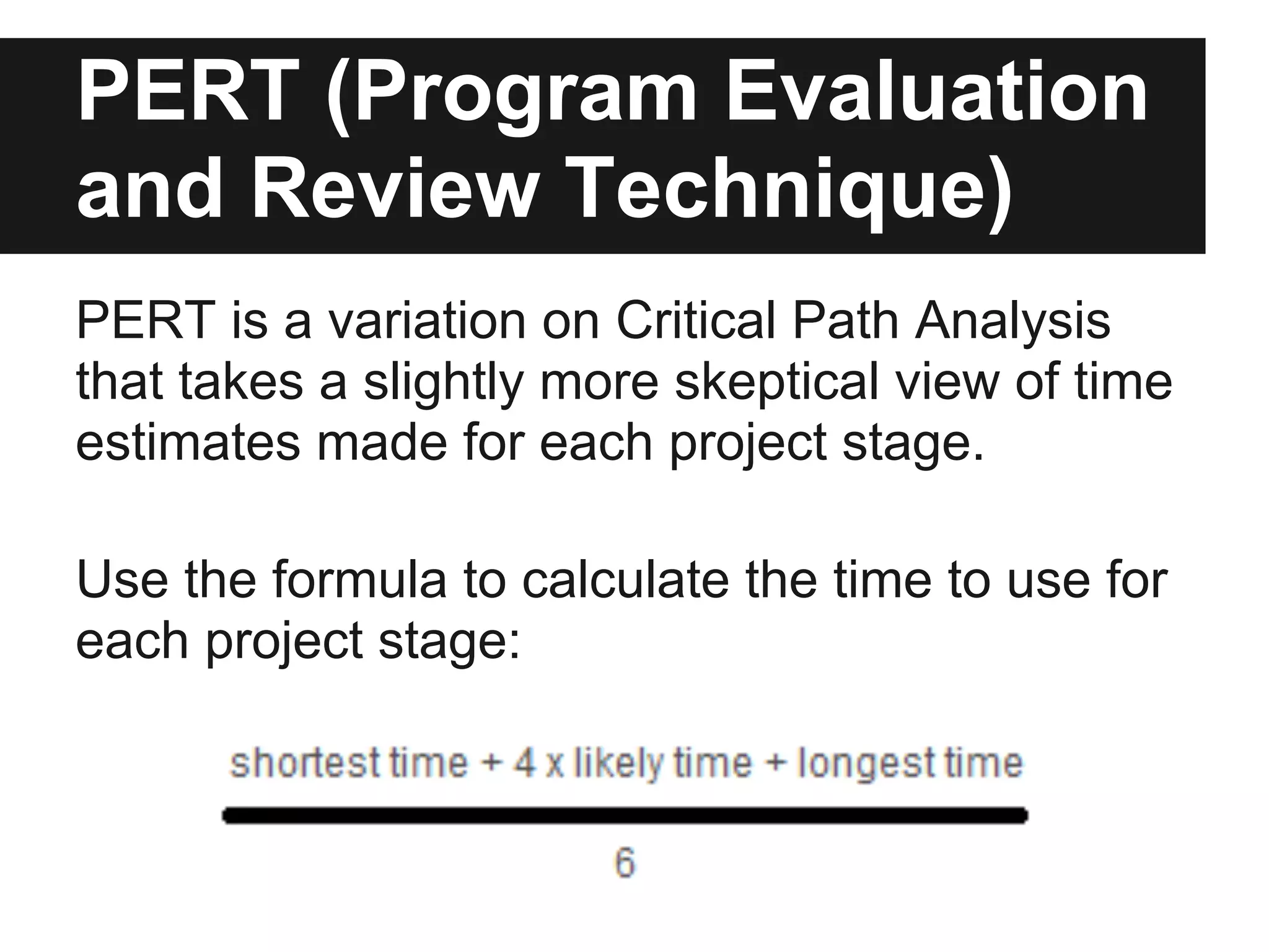 Cpa & pert charts | PDF