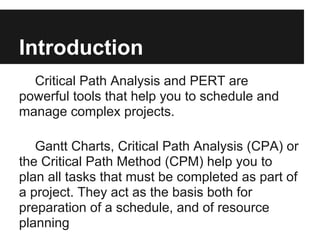 Cpa & pert charts | PDF