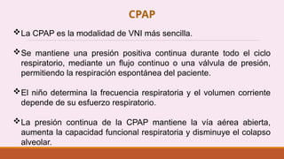 CPAP Nasal presentación de pasos y fisiologia | PPTX