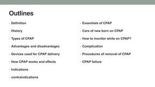 CPAP seminar final | PPT