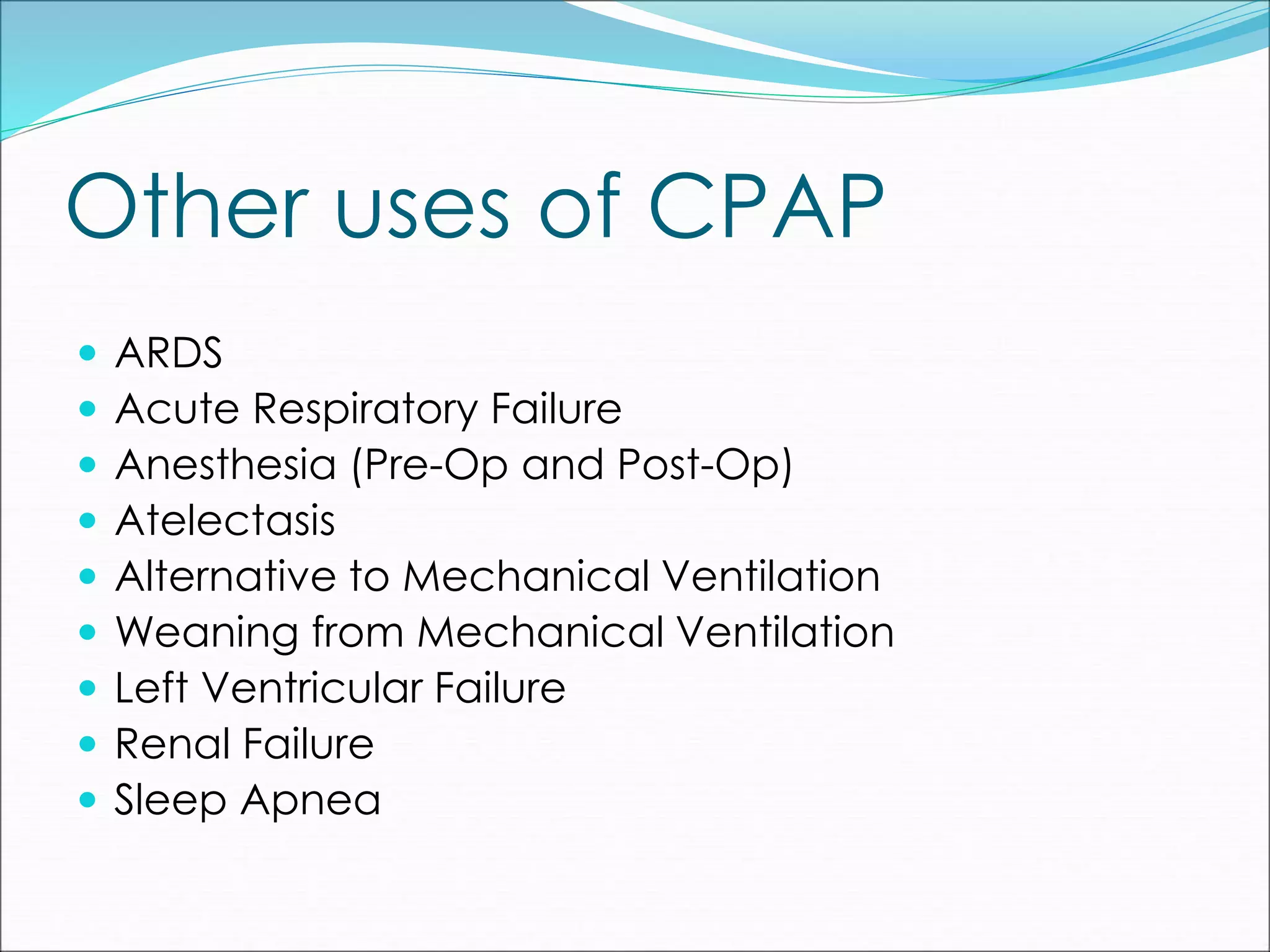 Cpap slides | PPTX