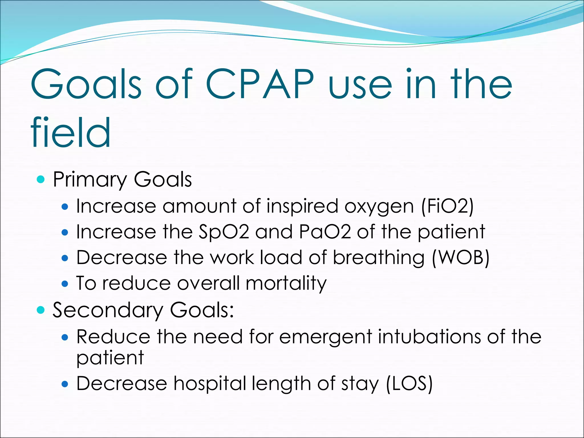 Cpap slides | PPTX