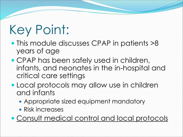 Cpap slides | PPTX