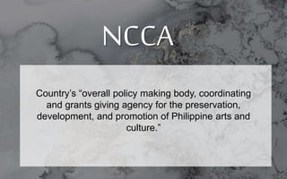 CPAR - Arts Promotion and Preservation | PPTX