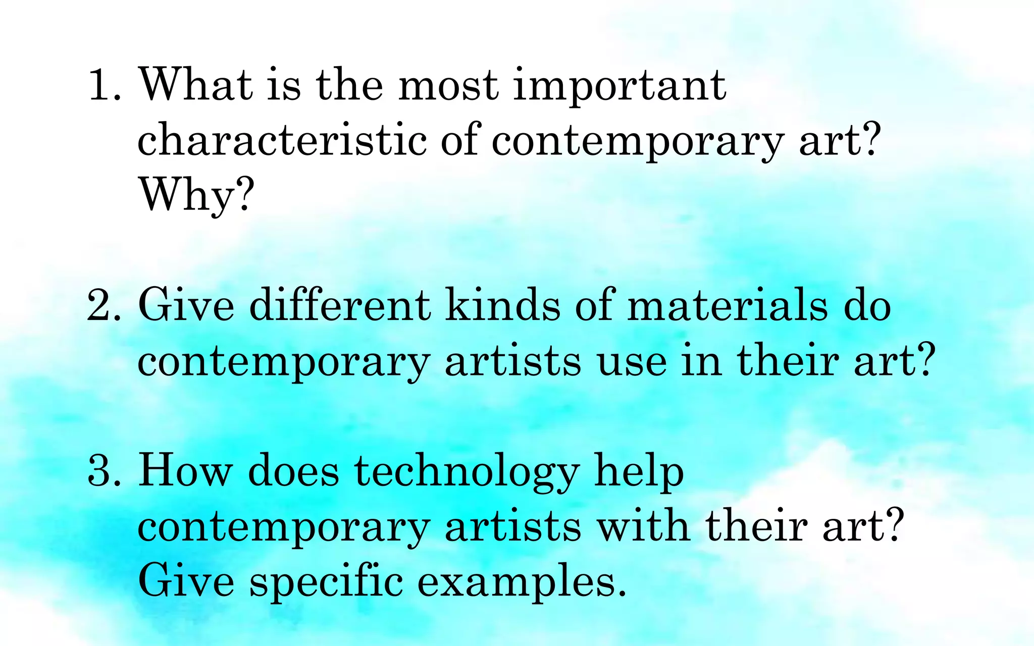 CPAR - Characeristics of Art Practices and Integrative Art | PPTX