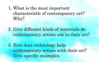 CPAR - Characeristics of Art Practices and Integrative Art | PPTX