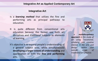 CPAR - Characeristics of Art Practices and Integrative Art | PPTX