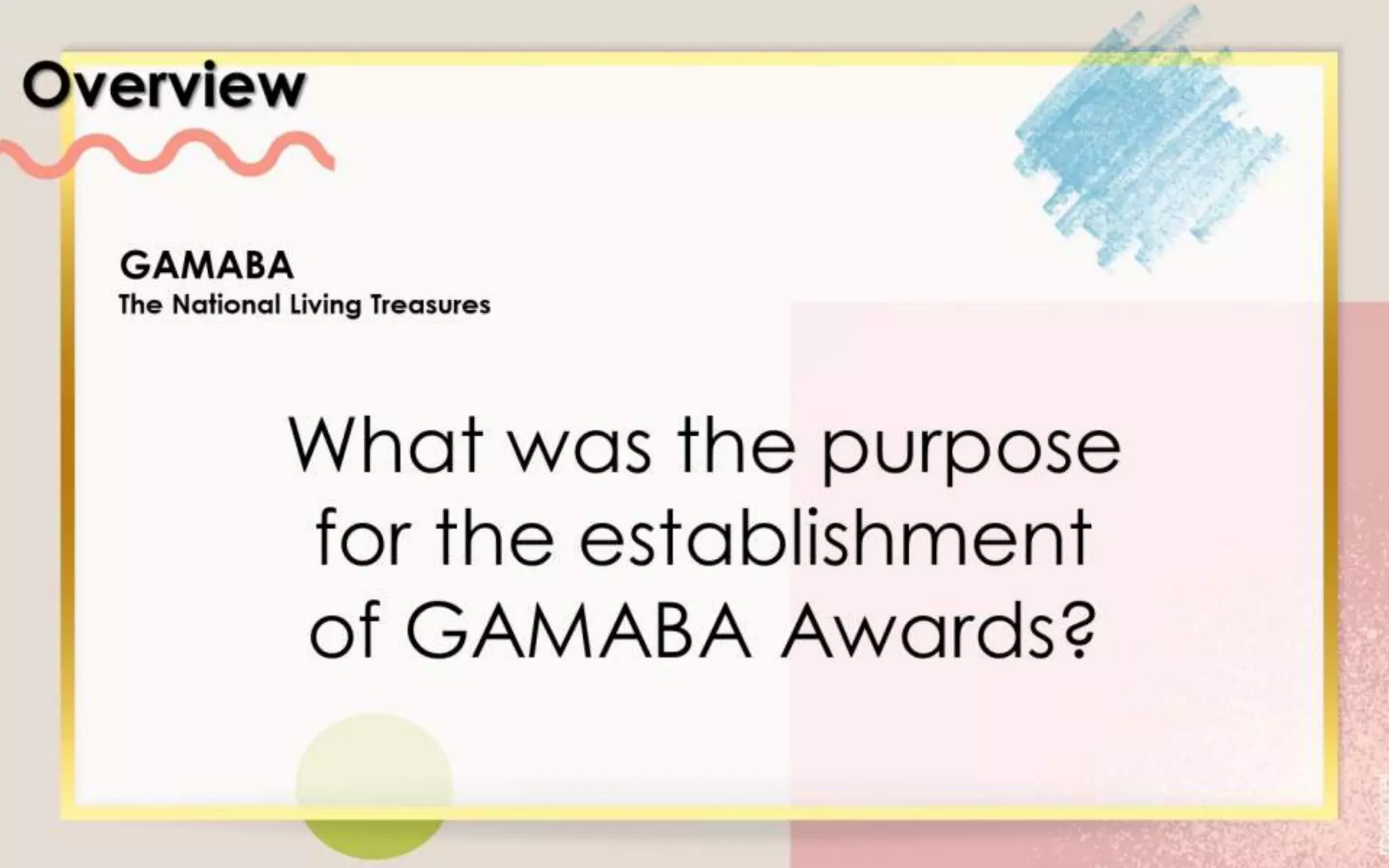 CPAR - GAMABA - Requirements and Awardees | PPTX