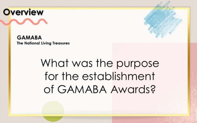 CPAR - GAMABA - Requirements and Awardees | PPTX