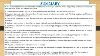 various art forms found in the philippines | PPTX