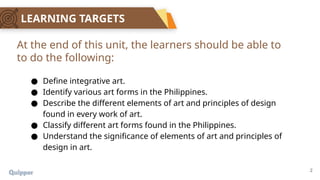 CPAR 11_12 Q3 0101 Integrative Art As Applied To Philippine ...