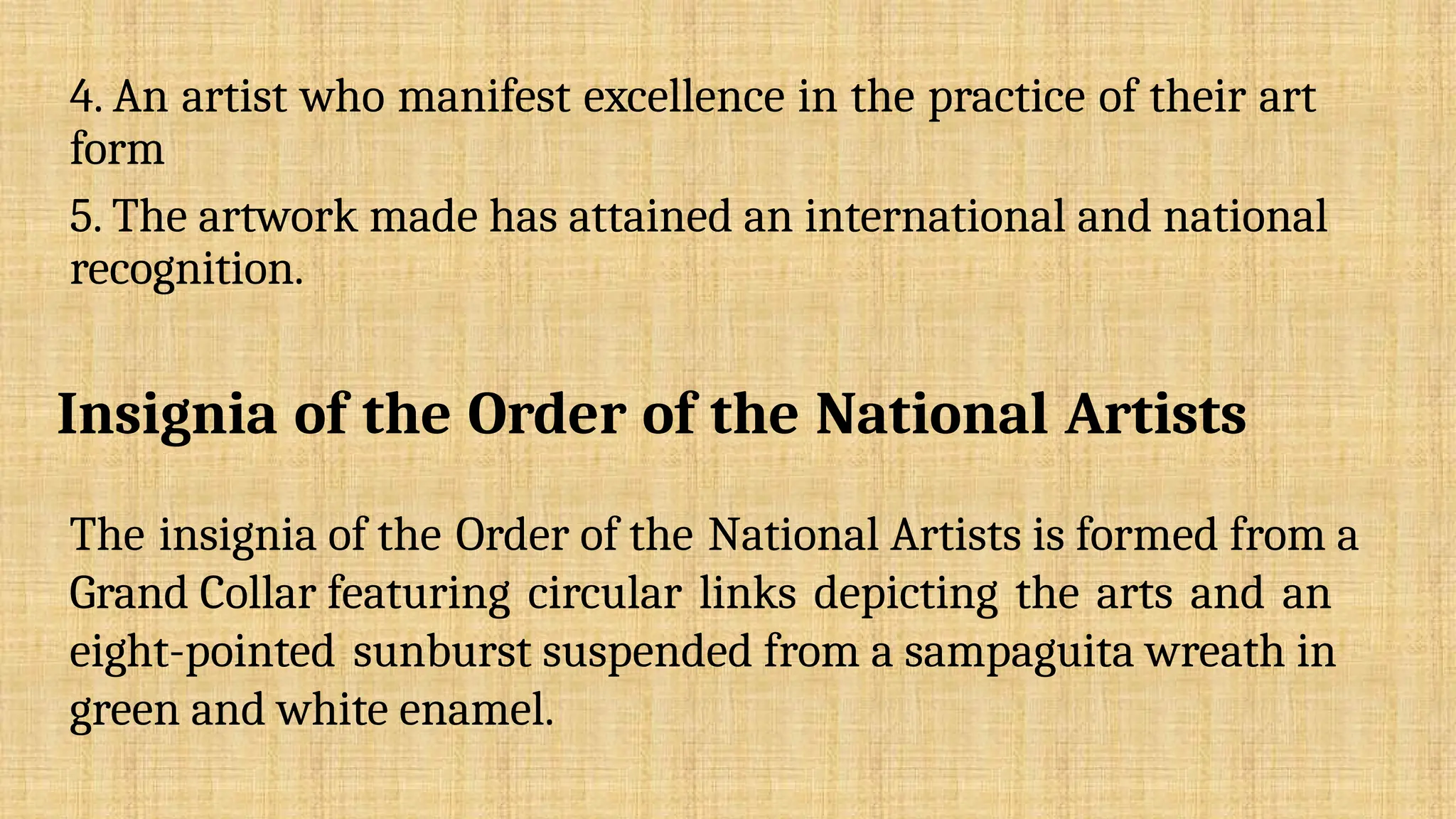 CPAR - Q1 Week 4 The National Artists of the Philippines | PPTX
