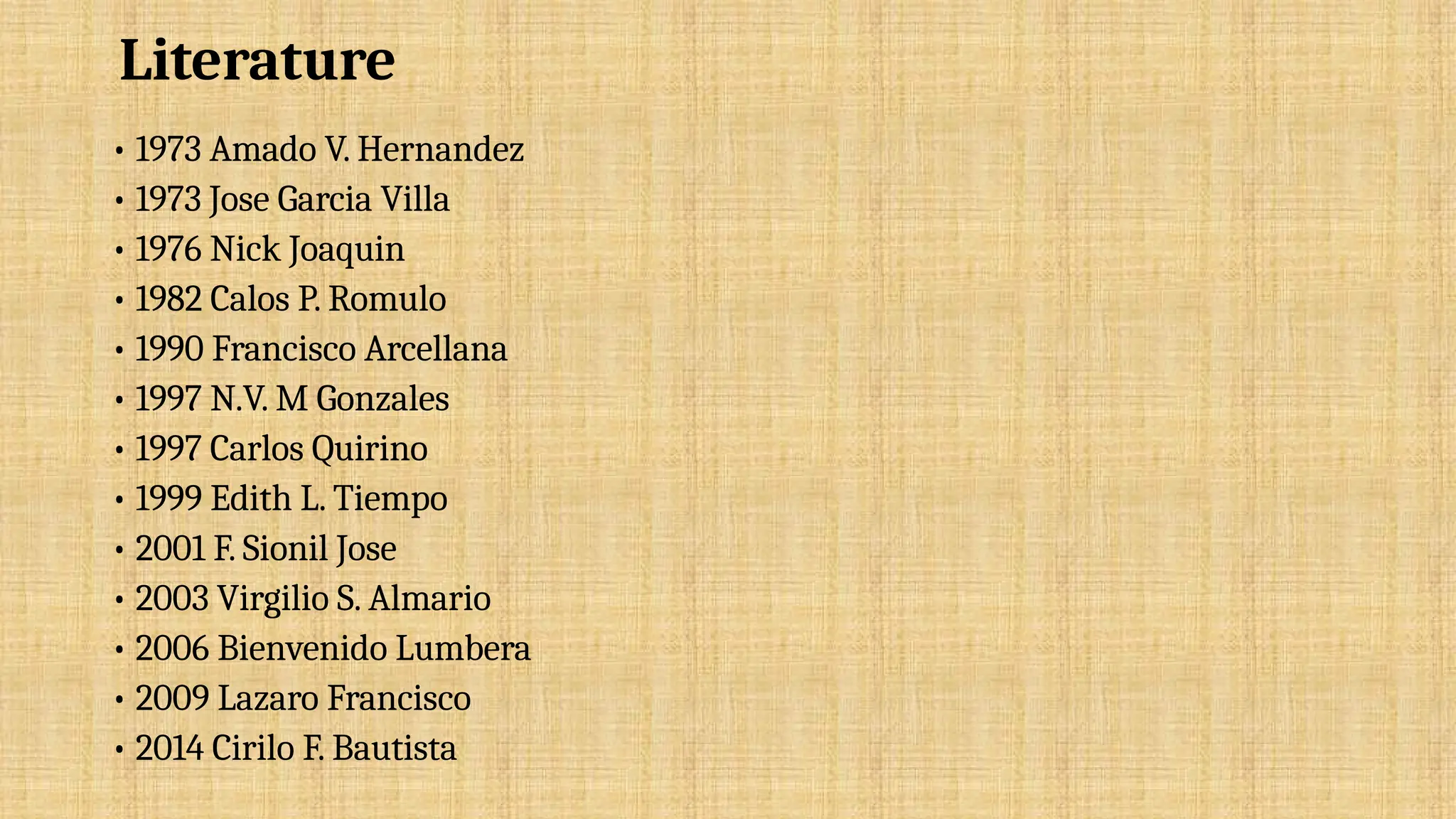 CPAR - Q1 Week 4 The National Artists of the Philippines | PPTX ...