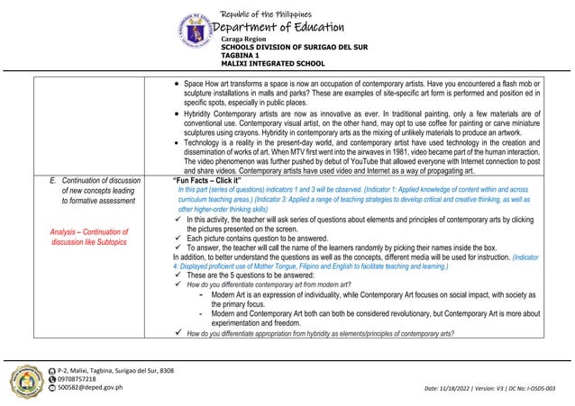 CPAR 12_LESSON PLAN 2023-2024 (1st).docx | Secondary Education | Education