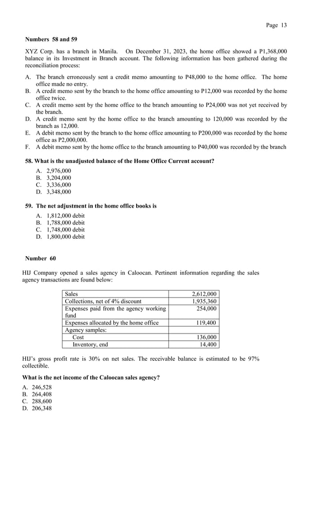 CPAR_Batch_94_AFAR_First_Preboard_with_Answers_Solutions__1_.pdf.pdf | Business Accounting ...