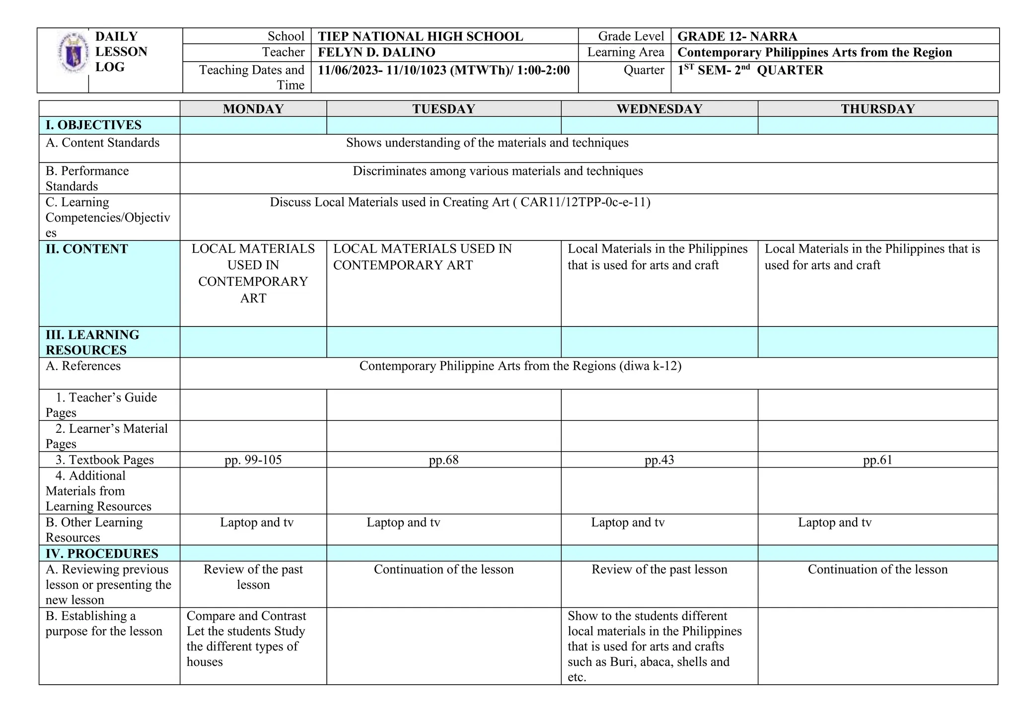 Contemporary Philippine Arts from the regions_ dll_Q2_WEEK1.docx