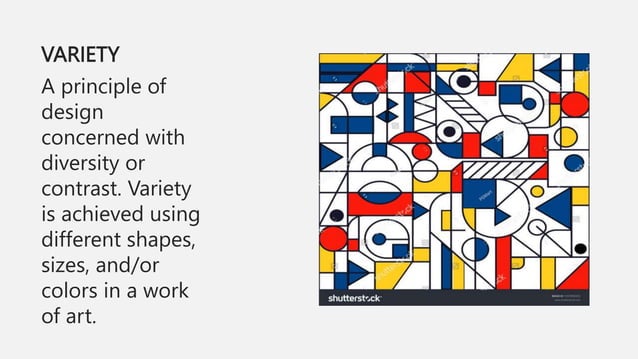 Elements and principles of art. Cpar | PPTX | Painting | Arts and Crafts