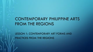 the arts and culture of contemporary period | PPTX