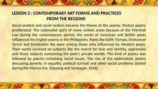 Contemporary Art Forms and Practices in the Philippines | PPTX