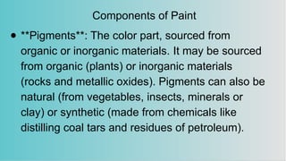 CPAR Lesson 2 all about expoloring the world of painting | PPTX