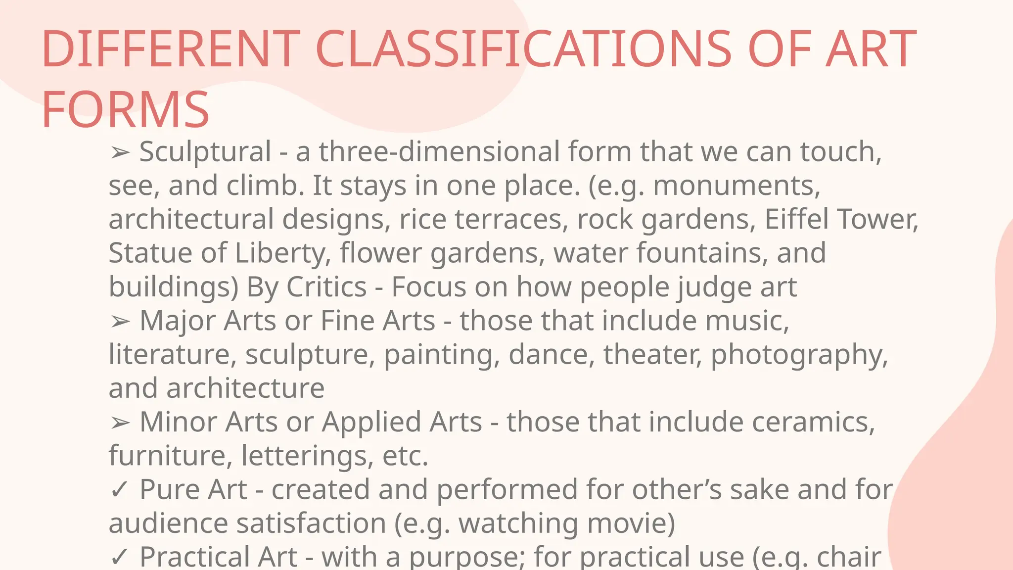 CPAR MODULE 1 Contemporary Arts for Senior High School Grade 12 Quarter ...