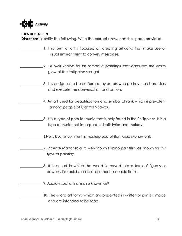 CPAR Module 2.pdf Contemporary Arts It is good for studying. | PDF ...
