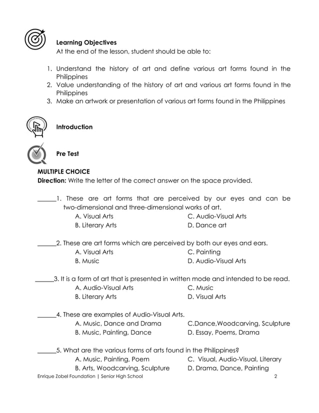 CPAR Module 2.pdf Contemporary Arts It is good for studying. | PDF ...