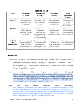 CPAR Module 4.pdf Contemporary Arts It is good for studying. | PDF