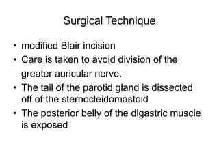 parotid surgery | PPT | Death, Injury, or Military Conflict | Sensitive ...