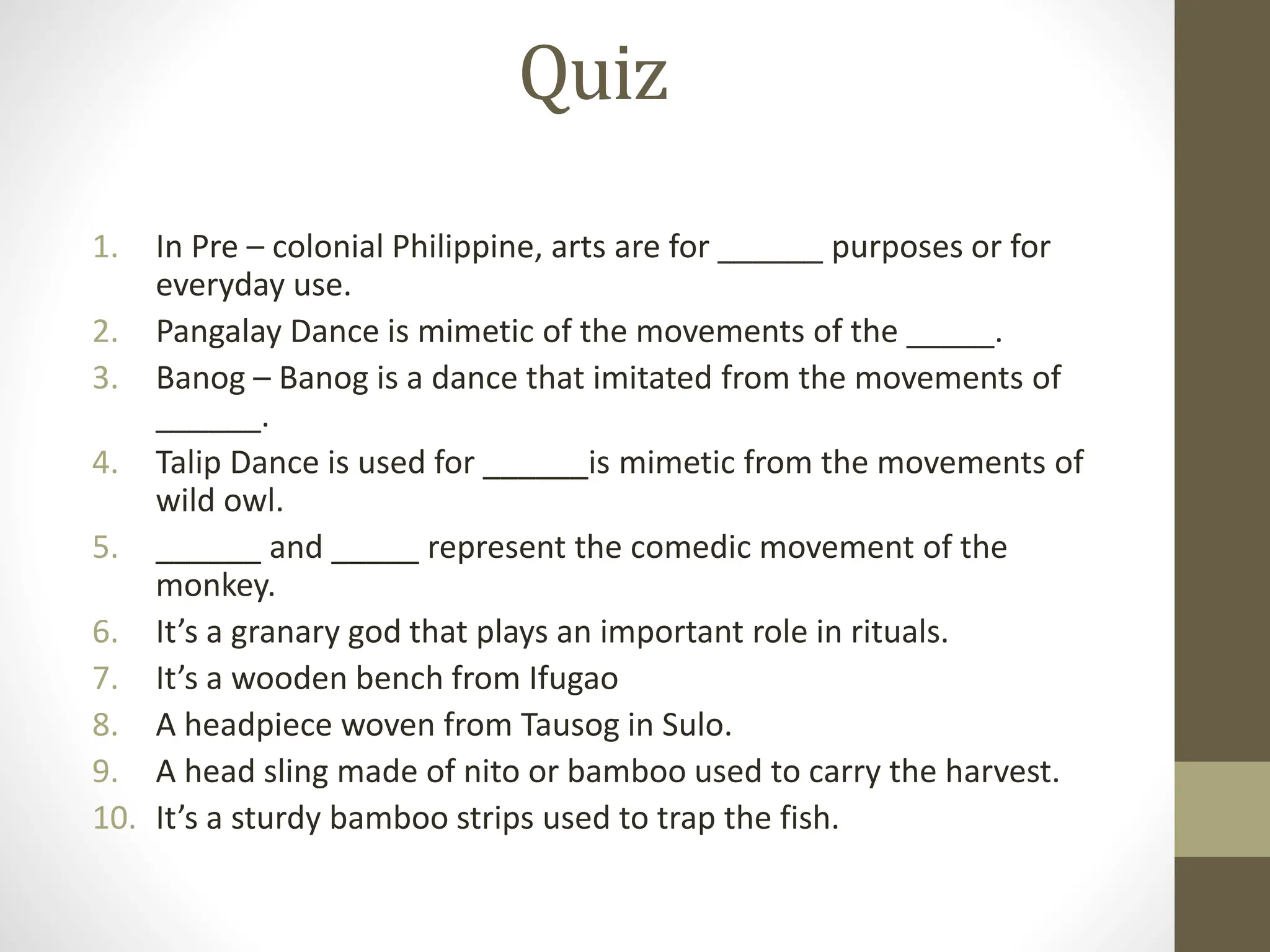 CPAR Pre - Colonial Art.pptx for grade 11 students | PPTX