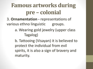 CPAR Pre - Colonial Art.pptx for grade 11 students | PPTX