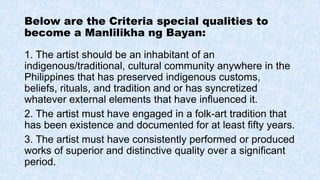 CPAR Q1 M5 - GAWAD SA MANLILIKHA NG BAYAN (GAMABA).pptx