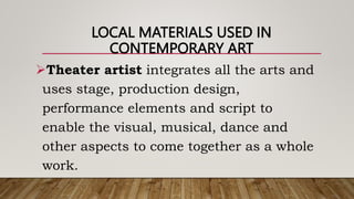 CPAR_Q2_WEEK 1__Local materials used in creating art WITHOUT ANSWER KEY ...