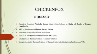 Chickenpox: Pathophysiology | PPTX