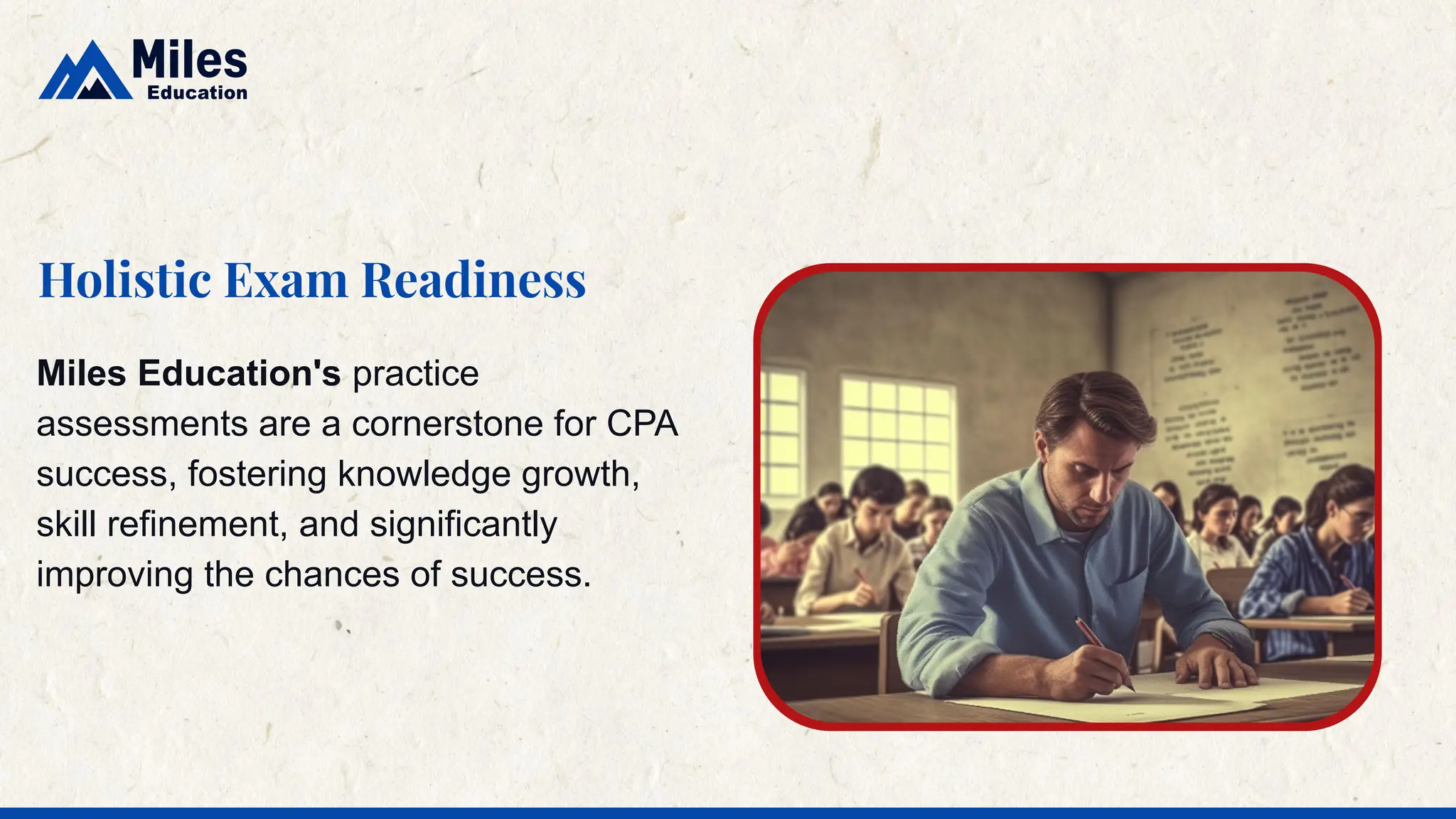 CPA Success with Miles Education's Practice Assessments | PDF