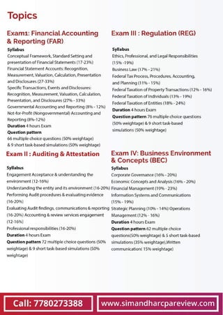 US CPA syllabus | PDF