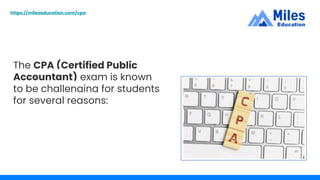CPA Exam Difficulties | PPTX