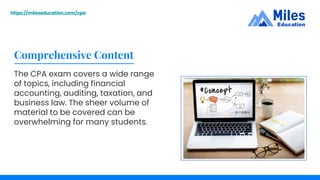 CPA Exam Difficulties | PPTX