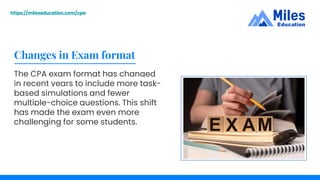 CPA Exam Difficulties | PPTX