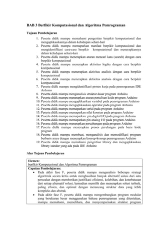 PERANGKAT PEMBELAJARAN CP ATP INFORMATIKA XI | DOCX
